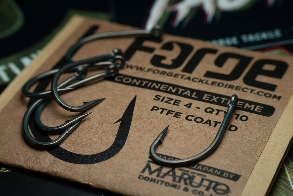 Forge Carp Fishing Tackle Equipment Continental Curve Hook PTFE teflon